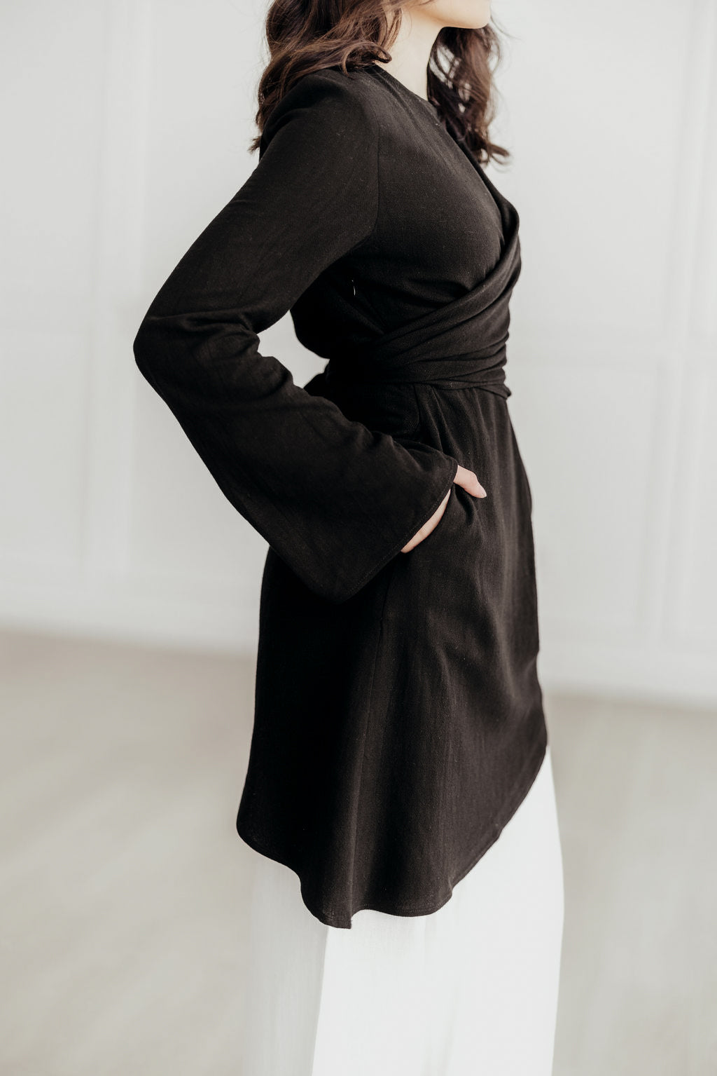 Layana Black Top – Soft-Touch, Versatile & Chic – Elaa The Label